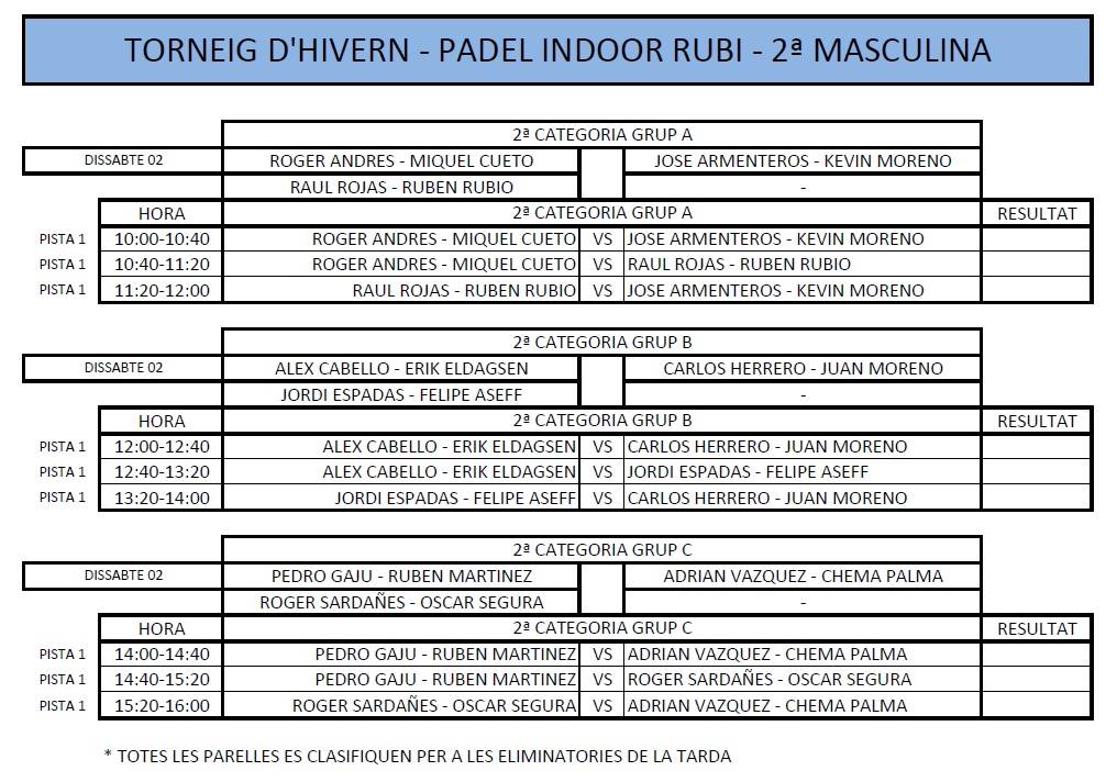 PADEL INDOOR RUBI - Reserva de pistes de Pàdel a Rubí