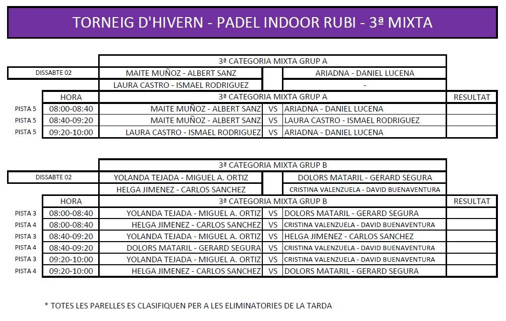 PÀDEL INDOOR RUBÍ